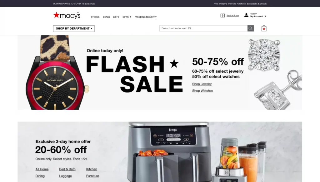 Top Amazing Examples of Ecommerce Website Designs | All Time Design