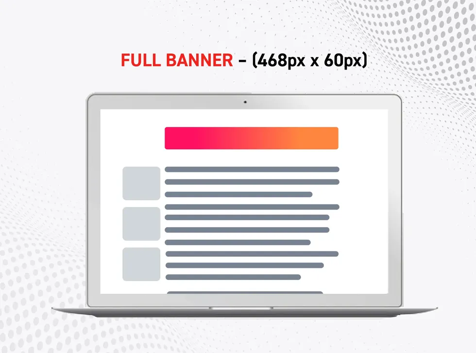 Web Banner Size | Web Banner Standard Size | Standard Web Banner Size