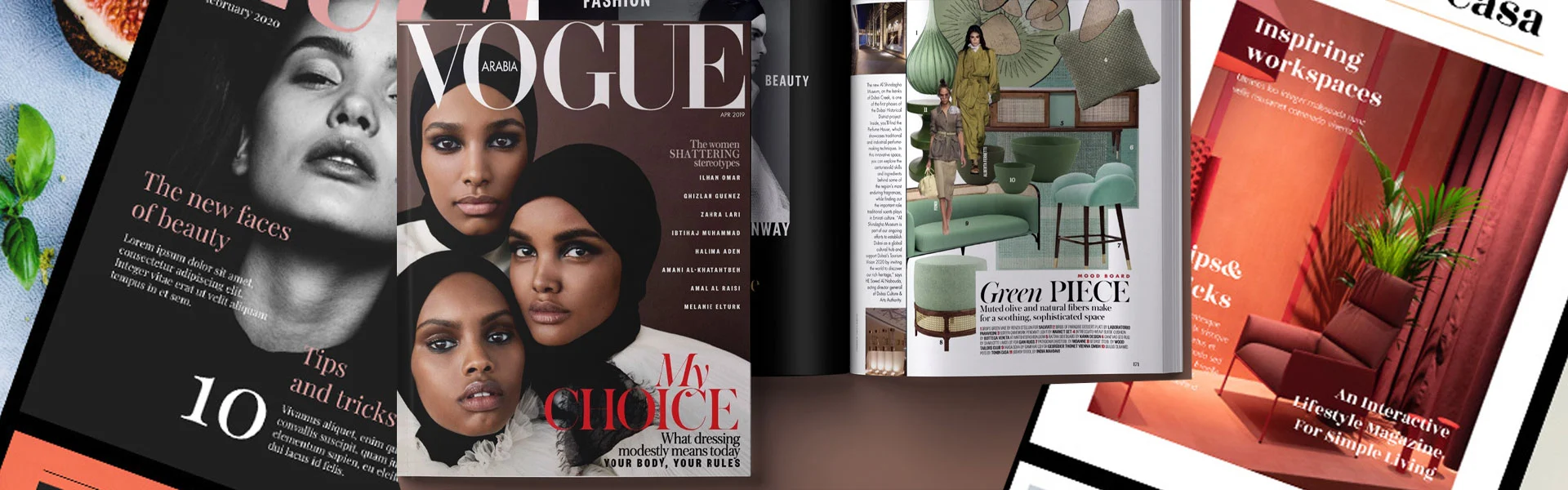 Create Magazine Cover Template