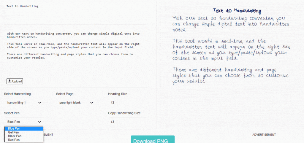 Handwritten Notes to Text | Convert Text to Handwritten