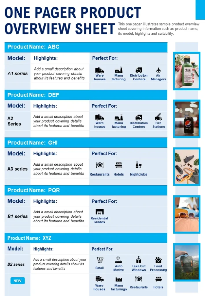 Sales Sheets Templates | Sales Product Sheets Examples