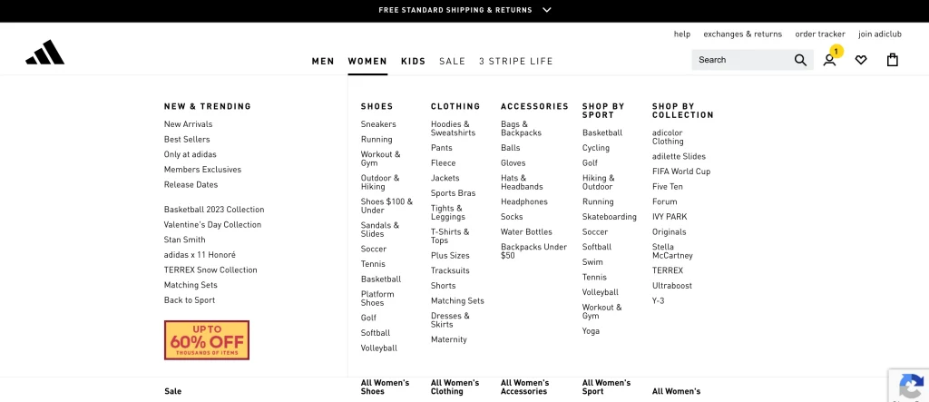 Website Mega Menus Examples | Best Mega Menu Examples