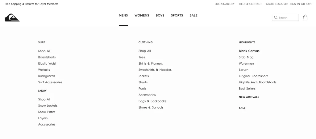 web menu design - Website Mega Menus Examples - 办公设备维修网
