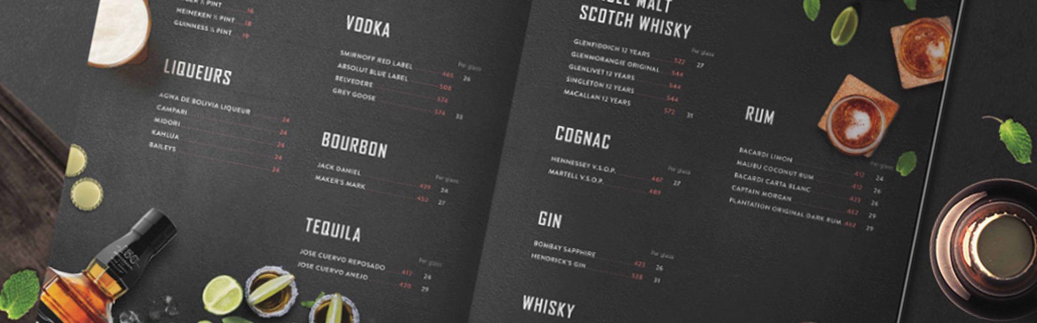 20 Creative Ideas for Menu Design