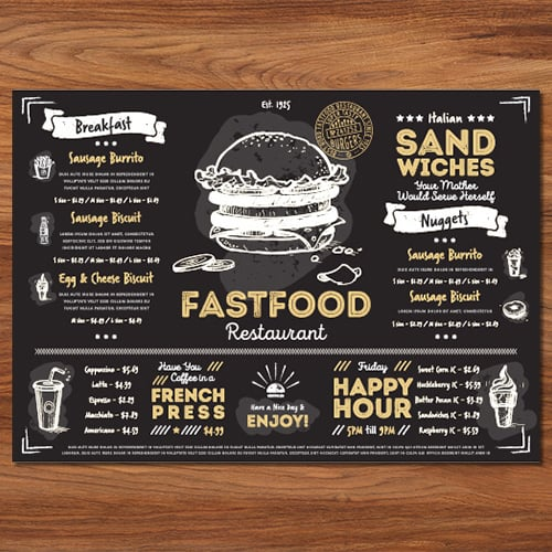 20 Creative Ideas for Menu Design