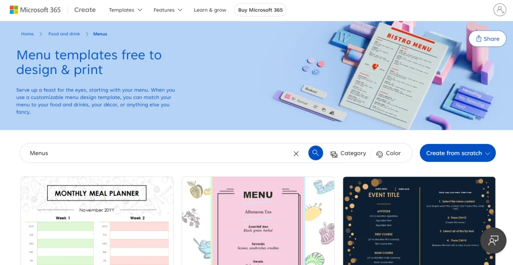 20 Creative Ideas for Menu Design